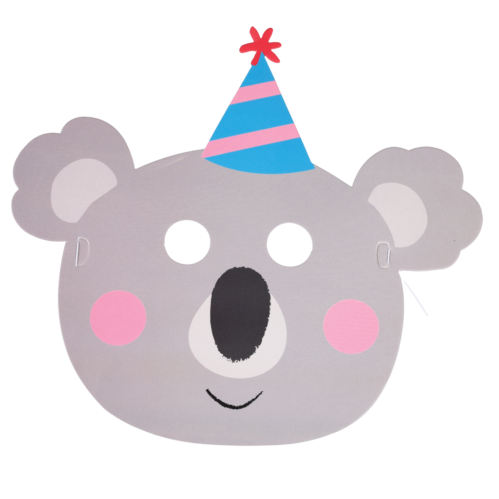 Party Animal Face Masks (pack Of 6) | Rex London