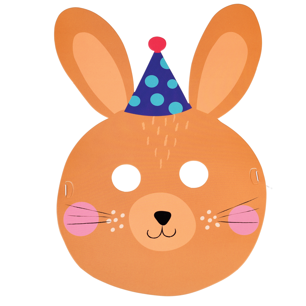 Party Animal Face Masks (pack Of 6) | Rex London