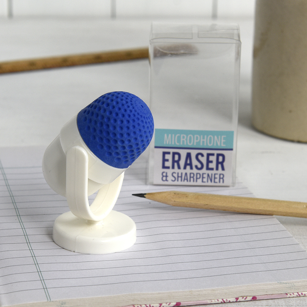 Blue Microphone Rubber And Sharpener | Rex London