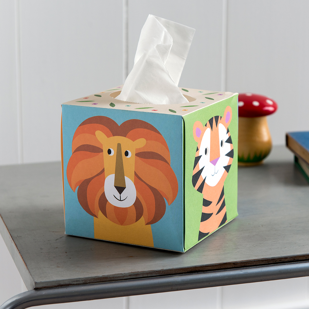 Colourful Creatures Boxed Tissues | Rex London