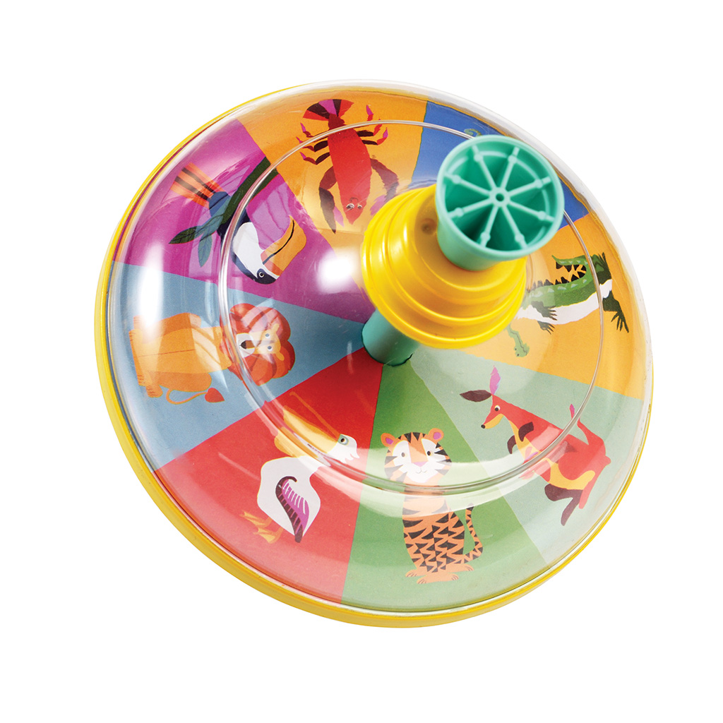 Colourful Creatures Spinning Top | Rex London
