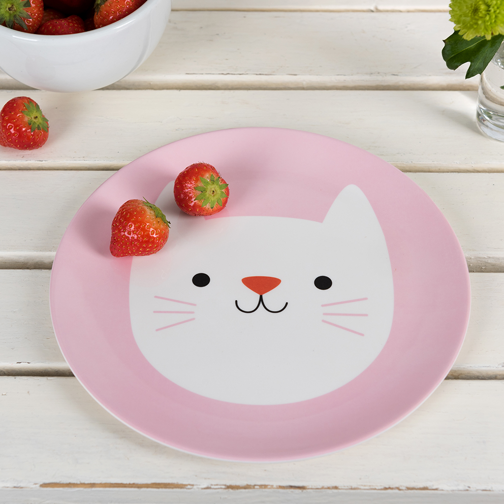 Cookie The Cat Melamine Plate | Rex London