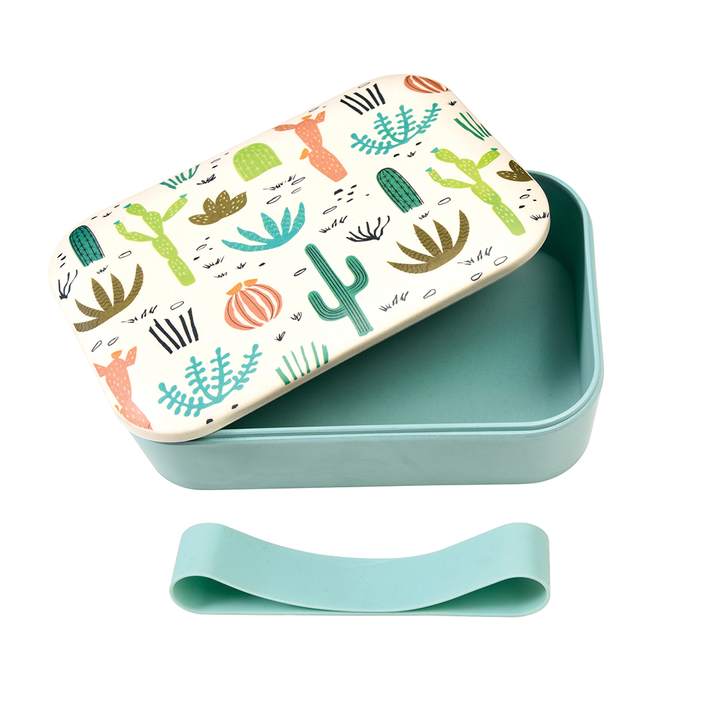 Desert In Bloom Bamboo Lunch Box | Rex London