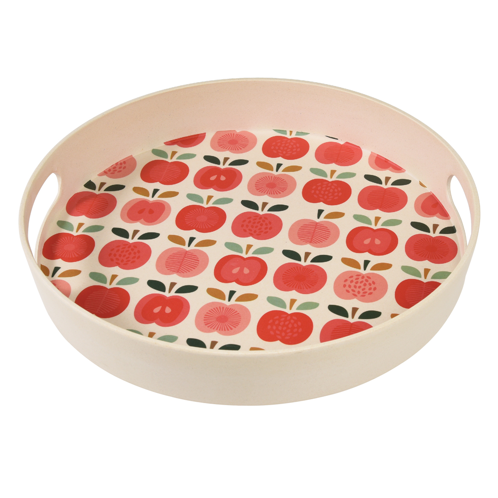 Bamboo Vintage Apple Tray | Rex London