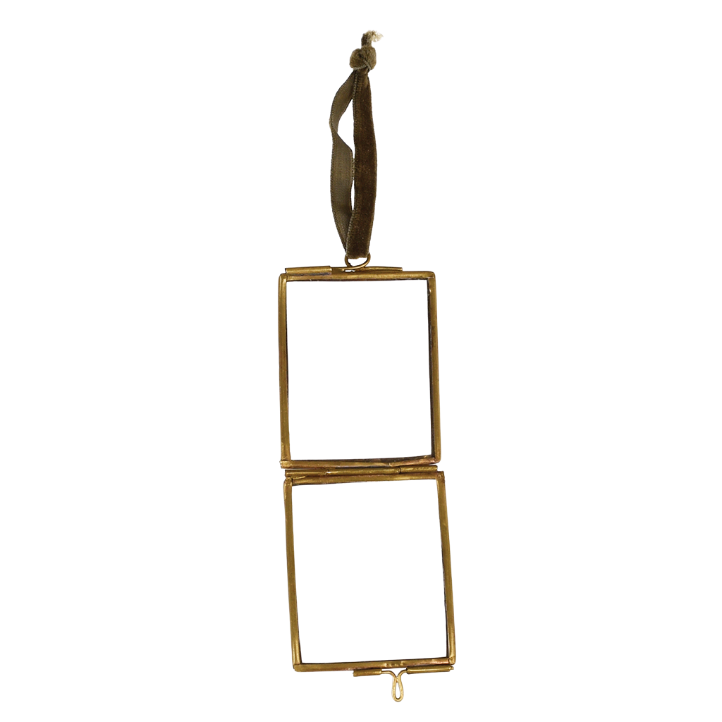 Brass Hanging Frame 4.5x5.5cm | Rex London