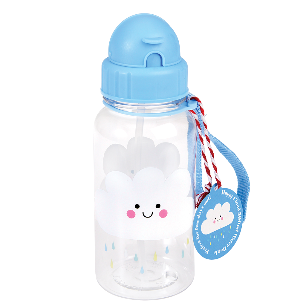Happy Rain Cloud Water Bottle | Rex London
