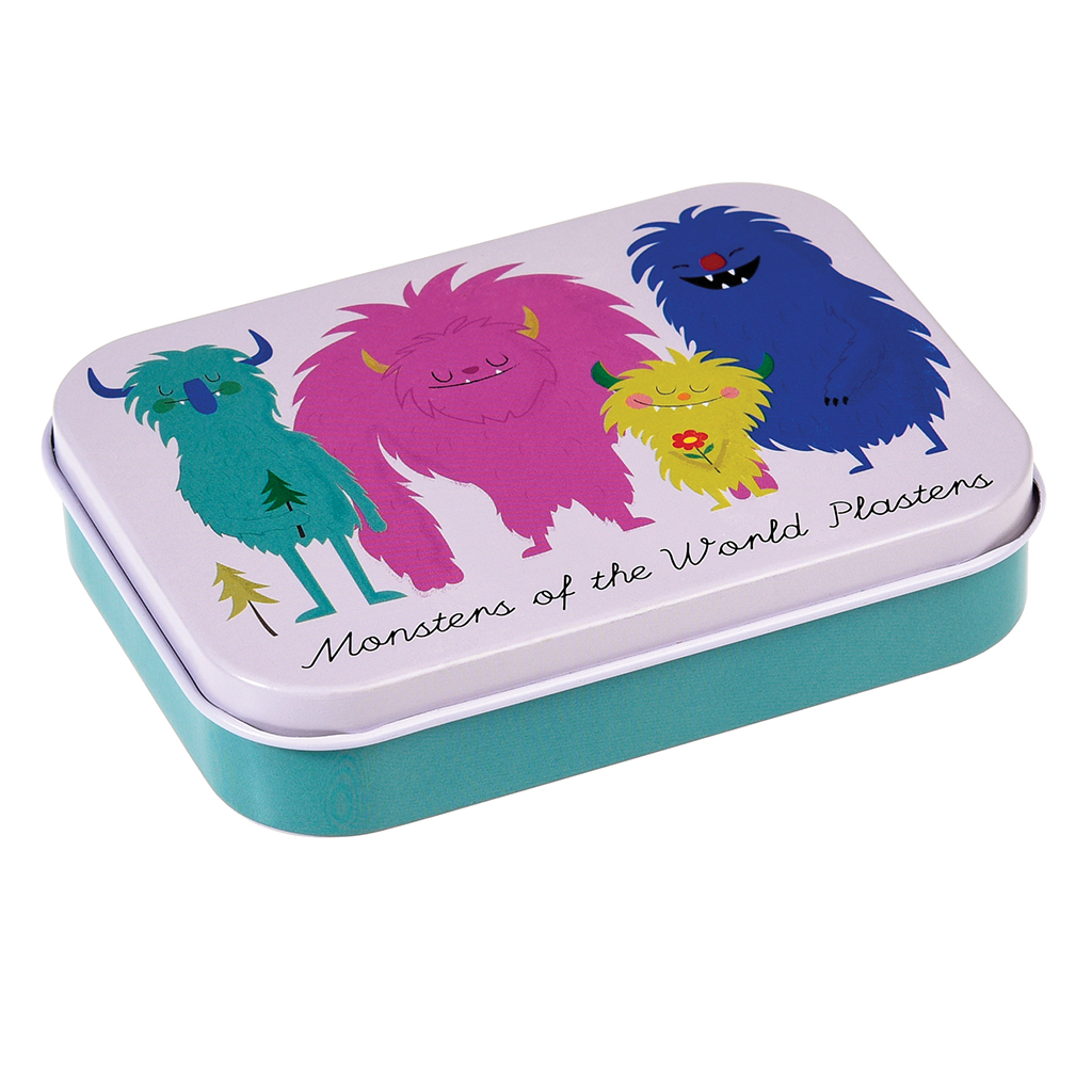 Monsters Of The World Plasters In A Tin | Rex London