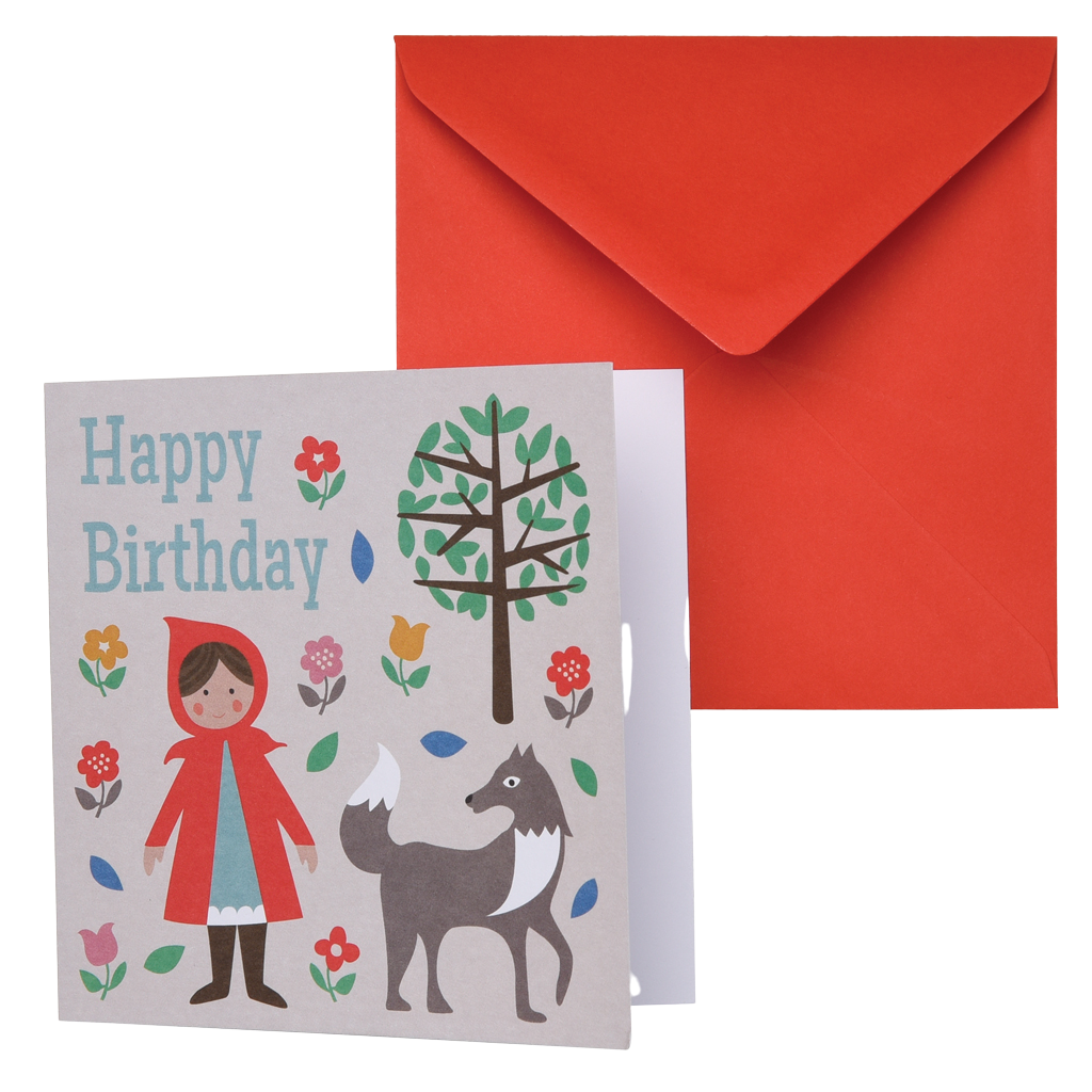Red Riding Hood Birthday Card | Rex London