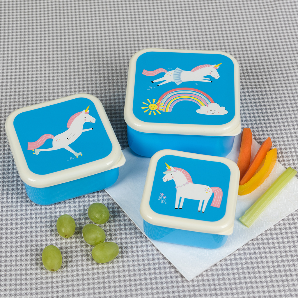 Magical Unicorn Snack Boxes (set Of 3) | Rex London