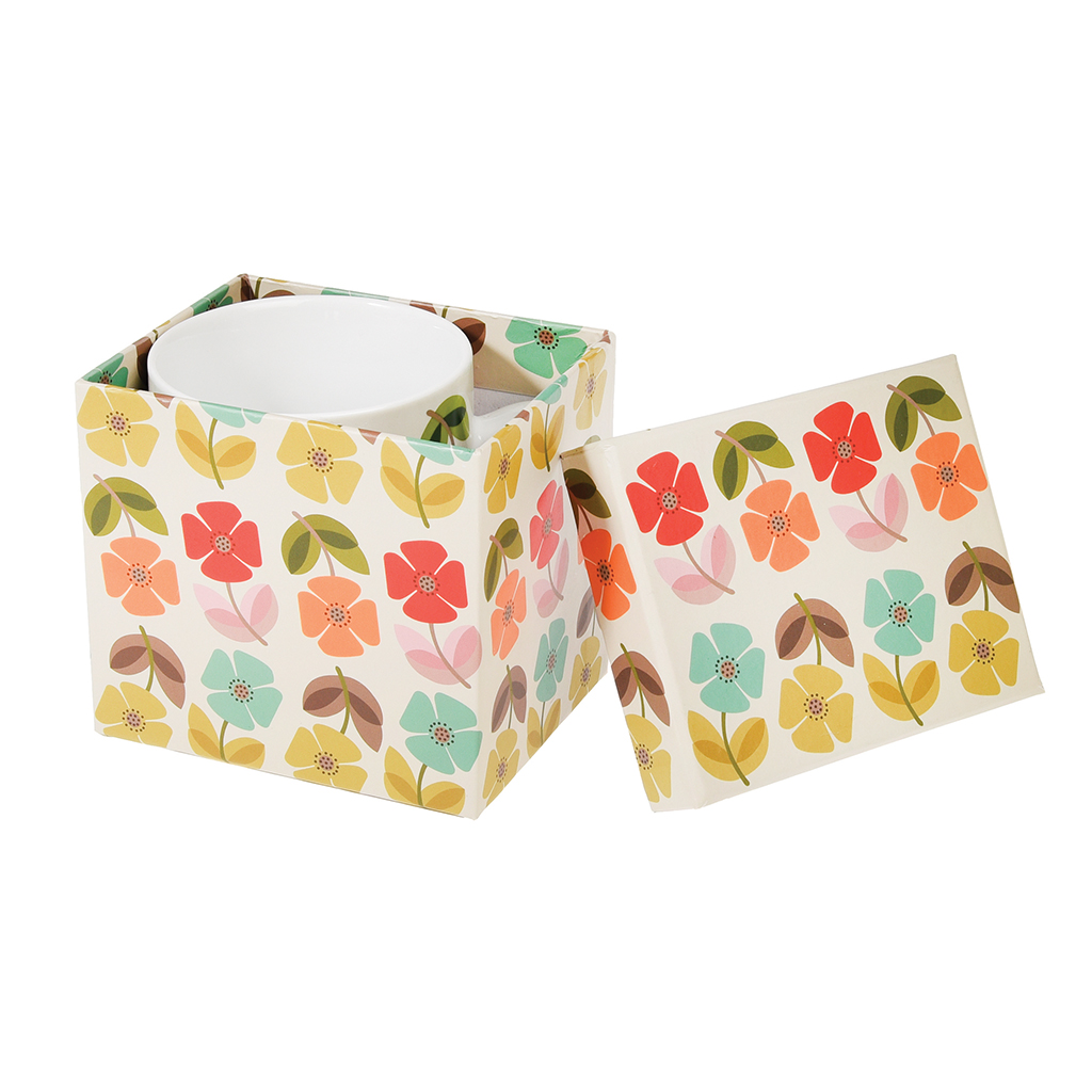 Mid Century Poppy Mug In A Gift Box | Rex London