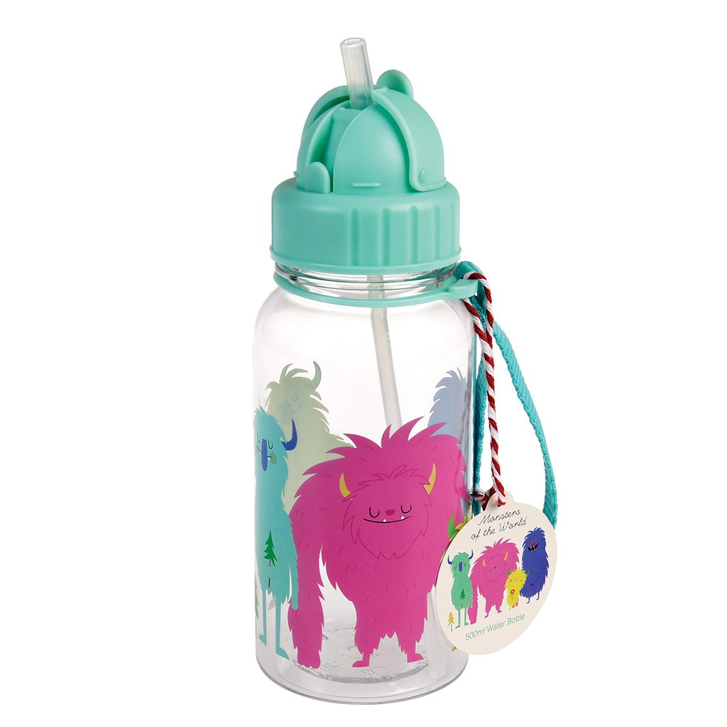 Monsters Of The World Water Bottle | Rex London