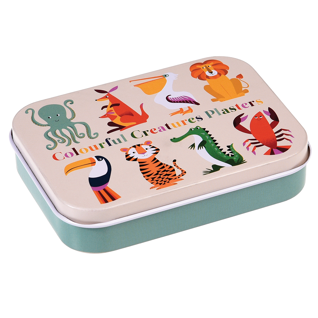 Colourful Creatures Plasters In A Tin | Rex London