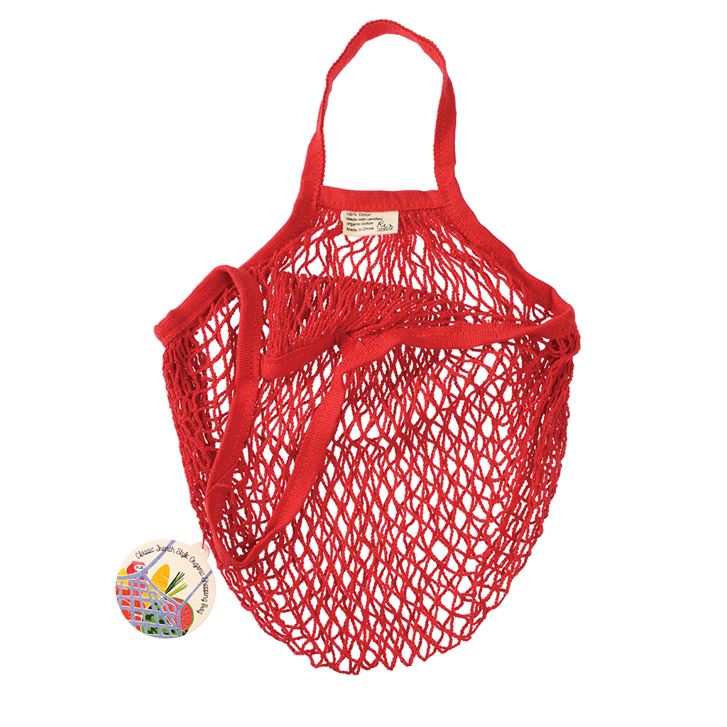 Red Organic Cotton Net Bag | Rex London