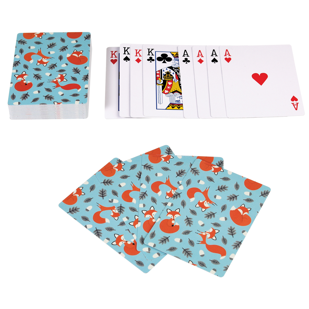 Rusty The Fox Playing Cards In A Tin | Rex London