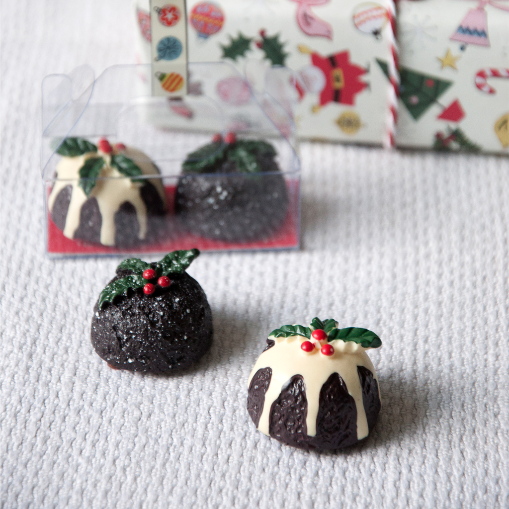Set Of 2 Christmas Pudding Lip Balms | Rex London