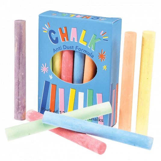 Coloured Chalk Sticks (box Of 12) | Rex London