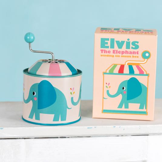 Elvis The Elephant Music Box | Rex London (dotcomgiftshop)