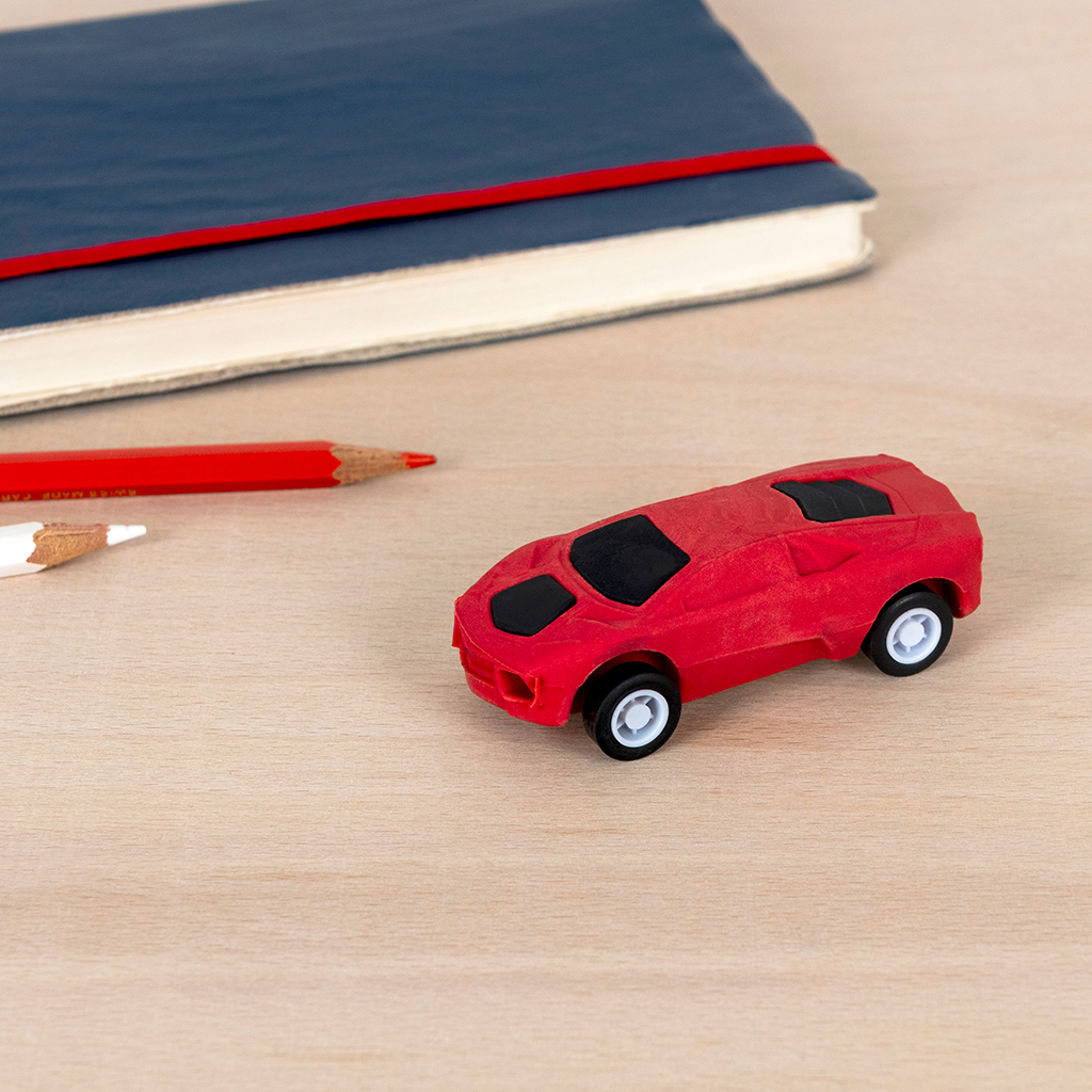 Red Pull Back Super Car Eraser | Rex London (dotcomgiftshop)
