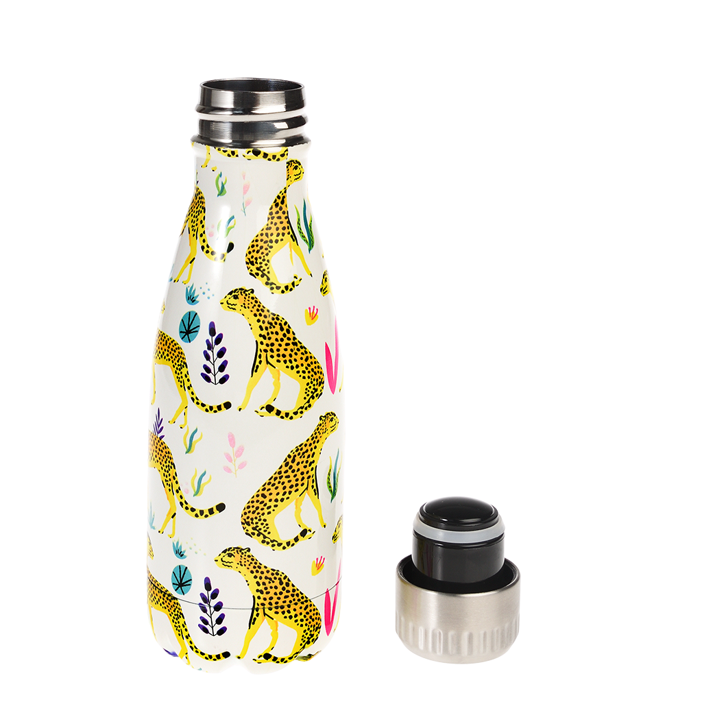 Cheetah 260ml Stainless Steel Bottle | Rex London