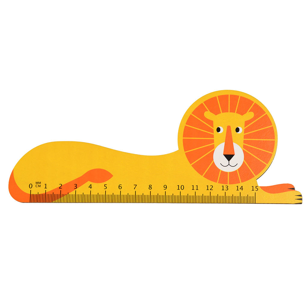 Lion Wooden Ruler | Rex London