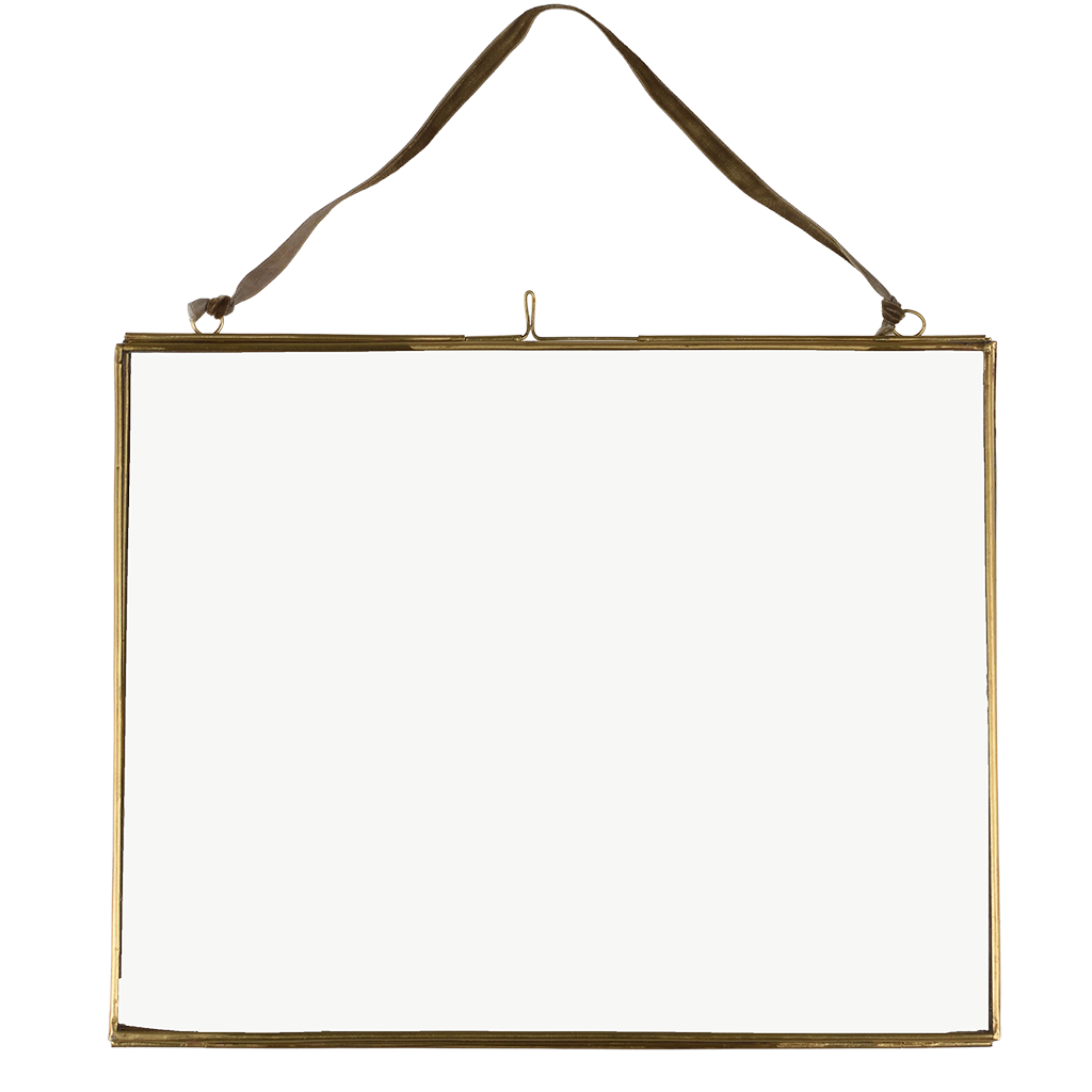 Landscape Hanging Brass Frame 25x20cm | Rex London