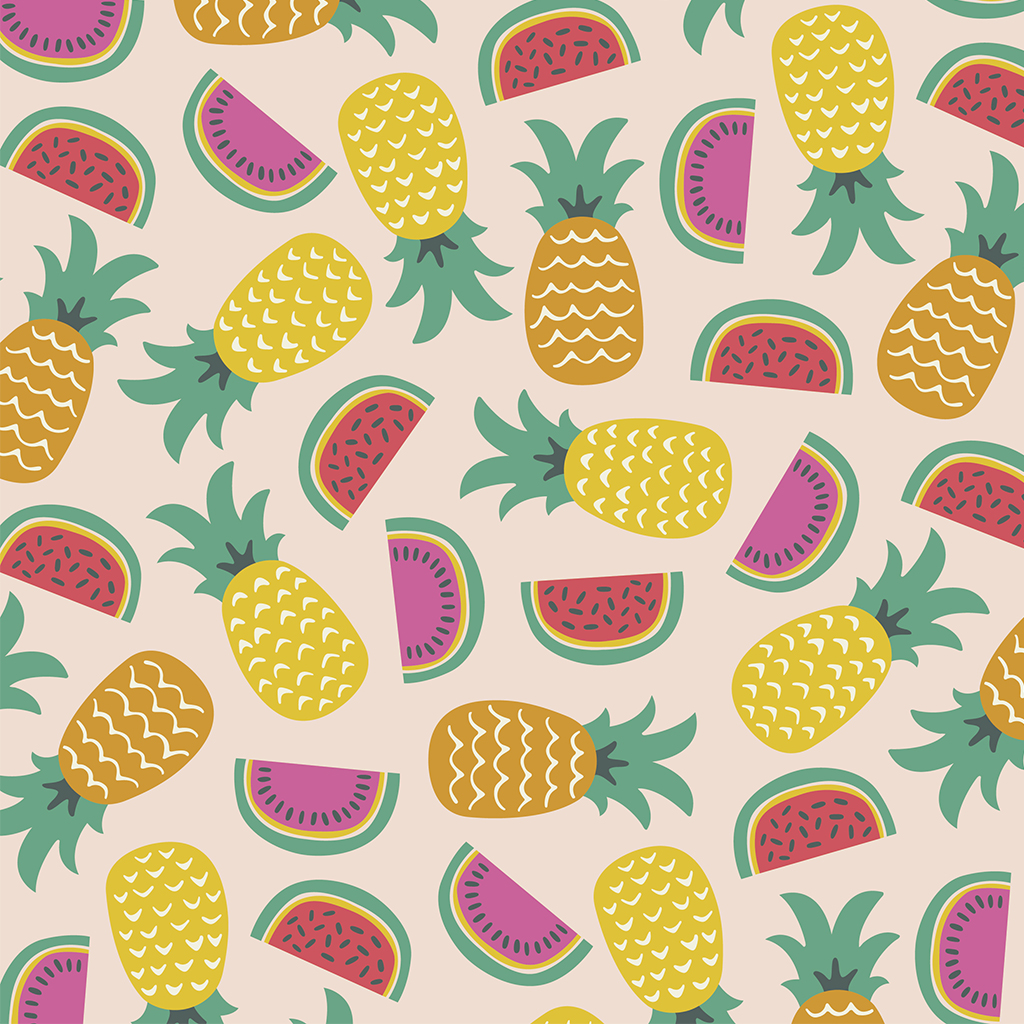 Tropical Fruit Wrapping Paper (5 Sheets) | Rex London (dotcomgiftshop)