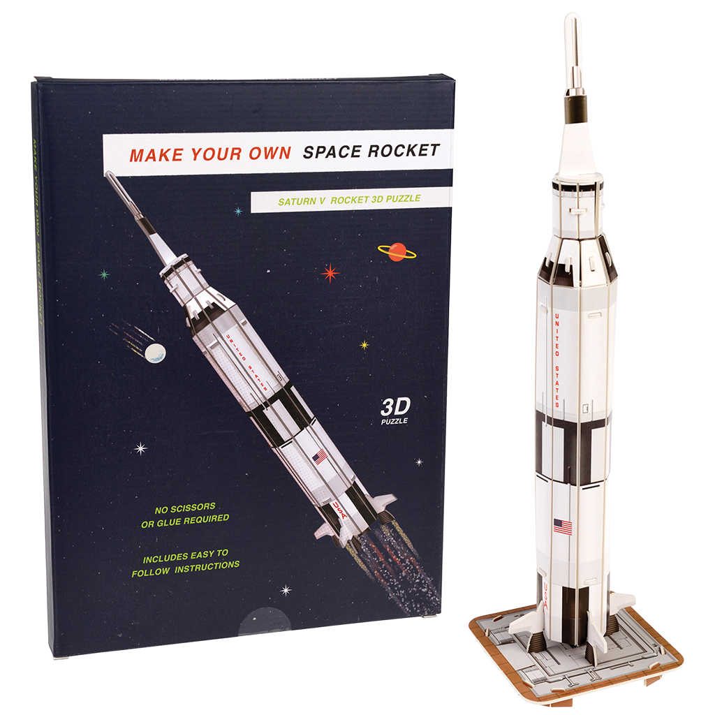Space Rocket 3d Puzzle | Rex London