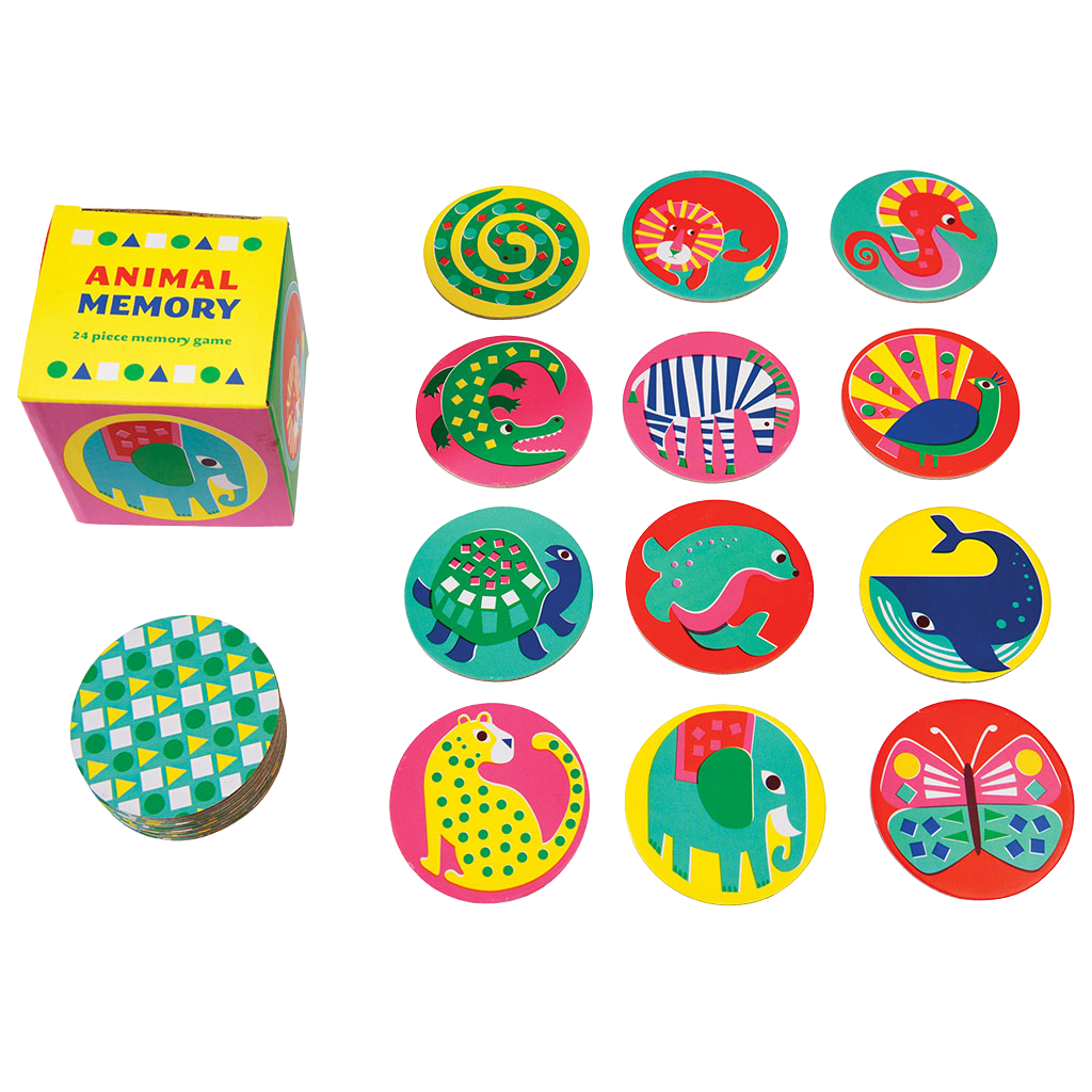 Animal Memory Game (24 Pieces) | Rex London