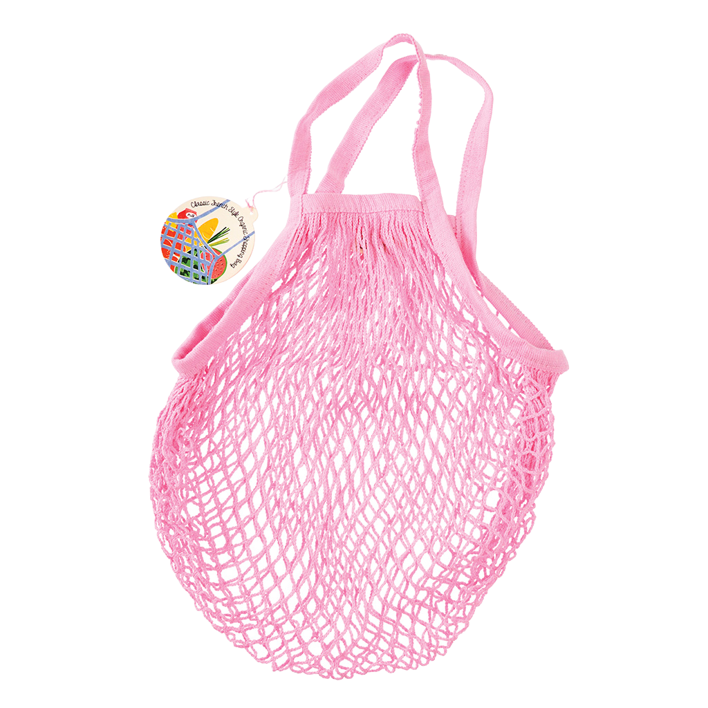 Baby Pink Organic Cotton Net Bag | Rex London