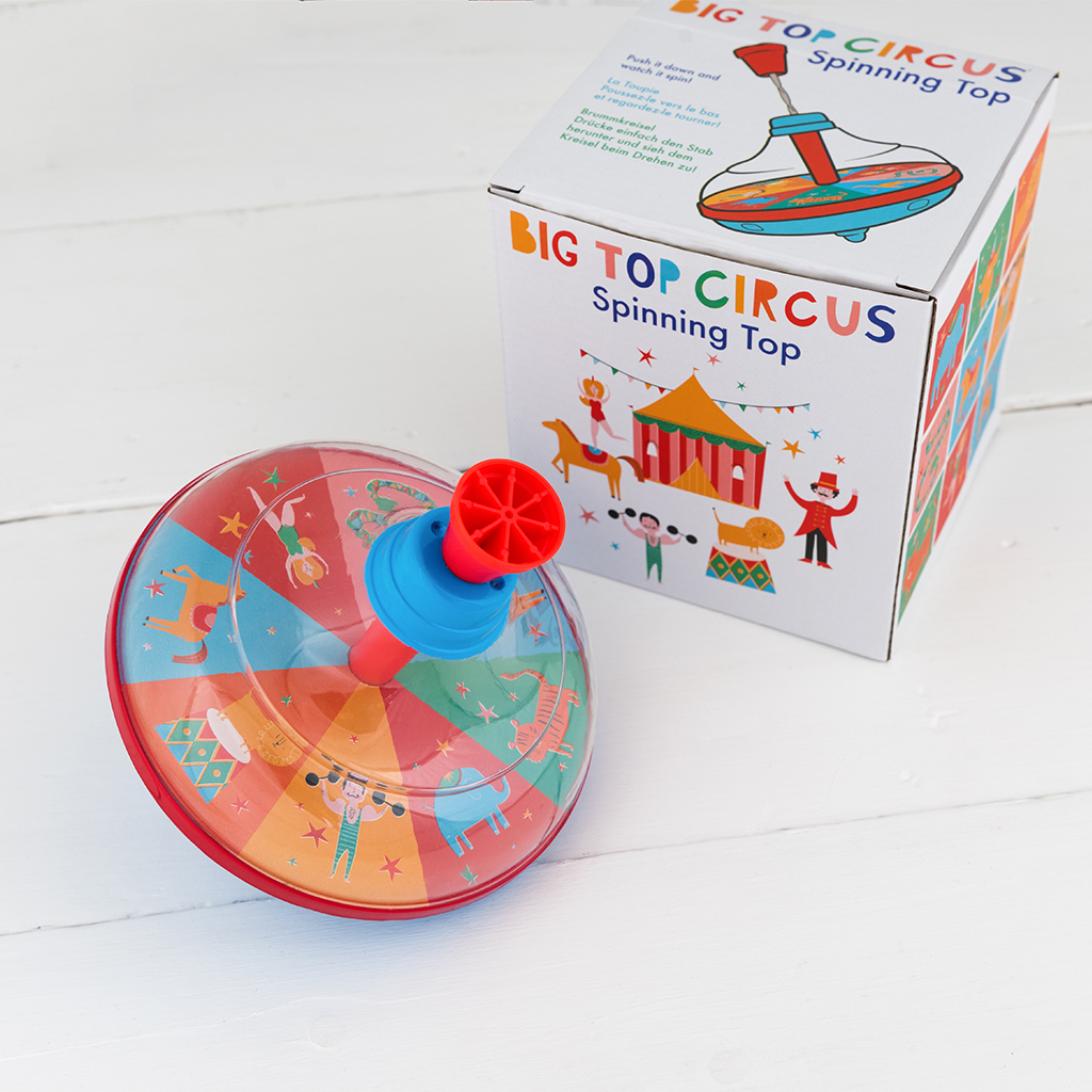 Big Top Circus Spinning Top | Rex London (dotcomgiftshop)