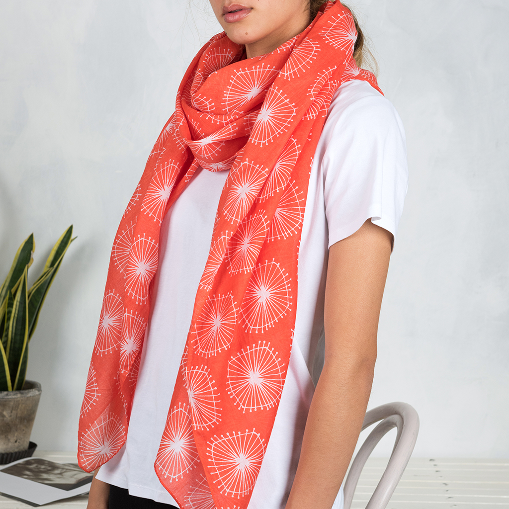 Dandelion Cotton Scarf | Rex London (dotcomgiftshop)