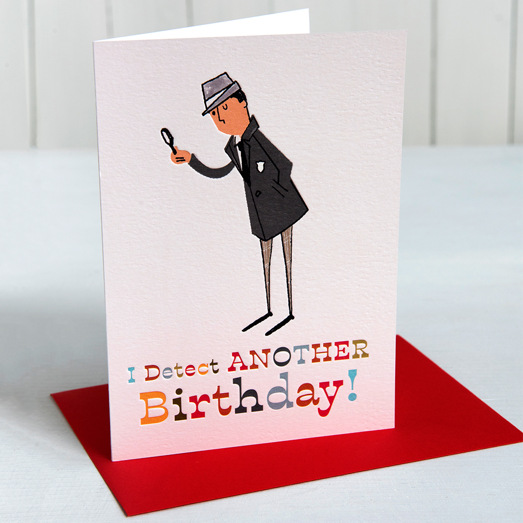 Detective Birthday Card | Rex London (dotcomgiftshop)