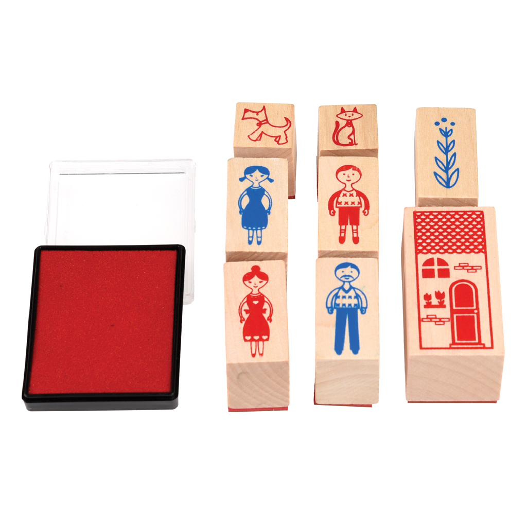 Family Stamp Set | Rex London (dotcomgiftshop)