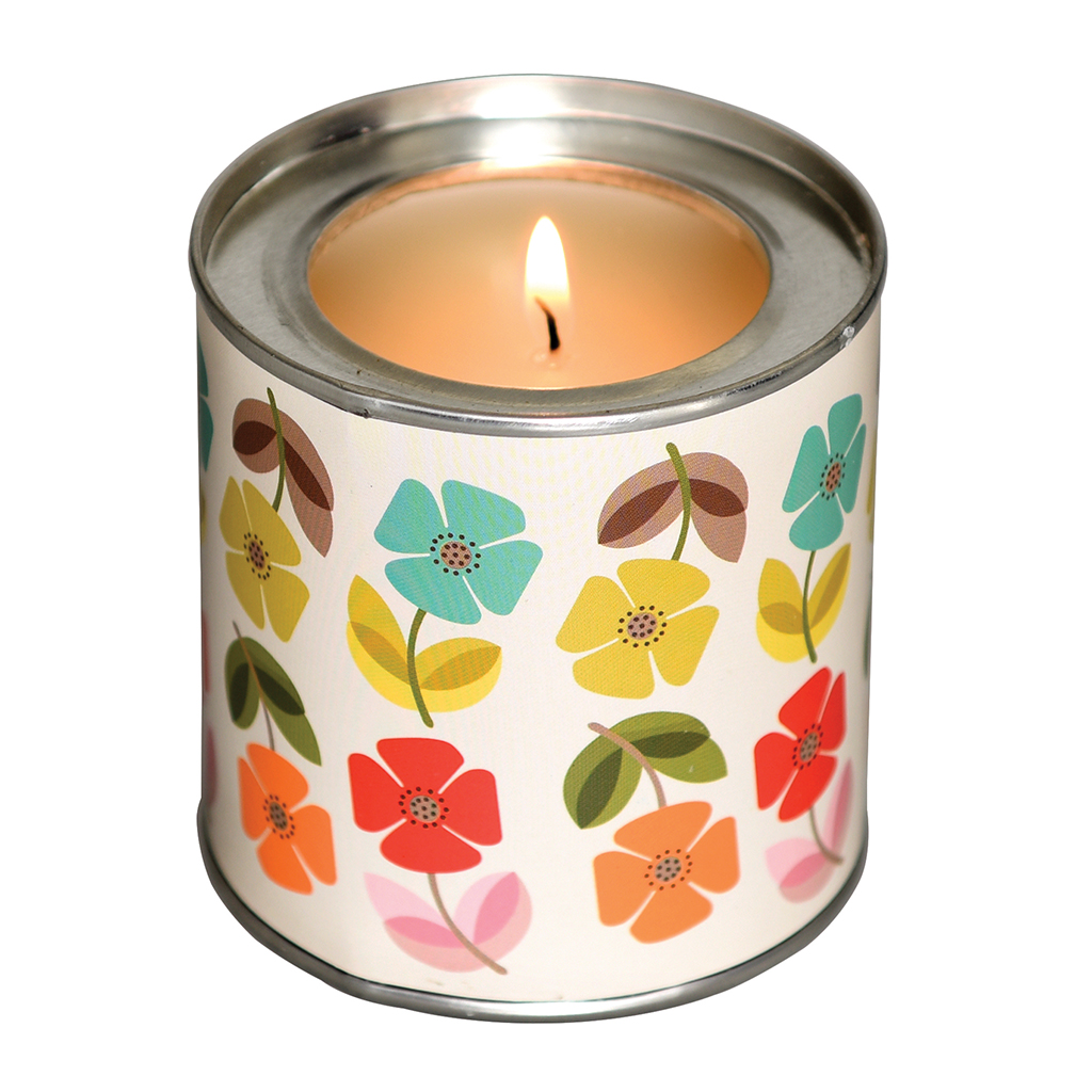Mid Century Poppy Scented Candle | Rex London (dotcomgiftshop)