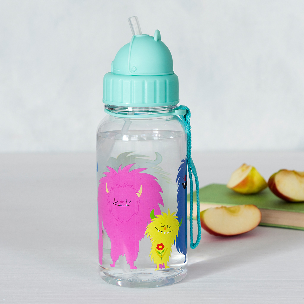 Monsters Of The World Water Bottle | Rex London (dotcomgiftshop)