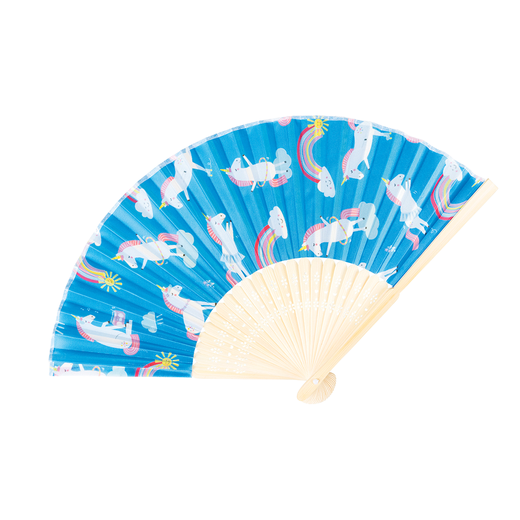 Magical Unicorn Bamboo Fan | Rex London