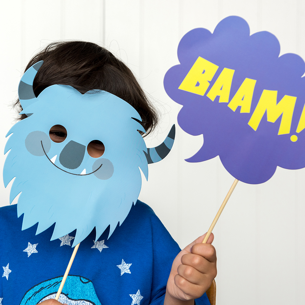 Monsters Of The World Photo Booth Props | Rex London (dotcomgiftshop)