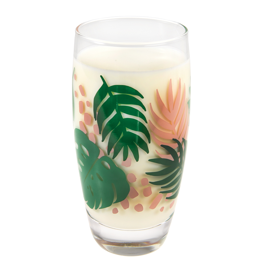 Tropical Palm Drinking Glass | Rex London (dotcomgiftshop)