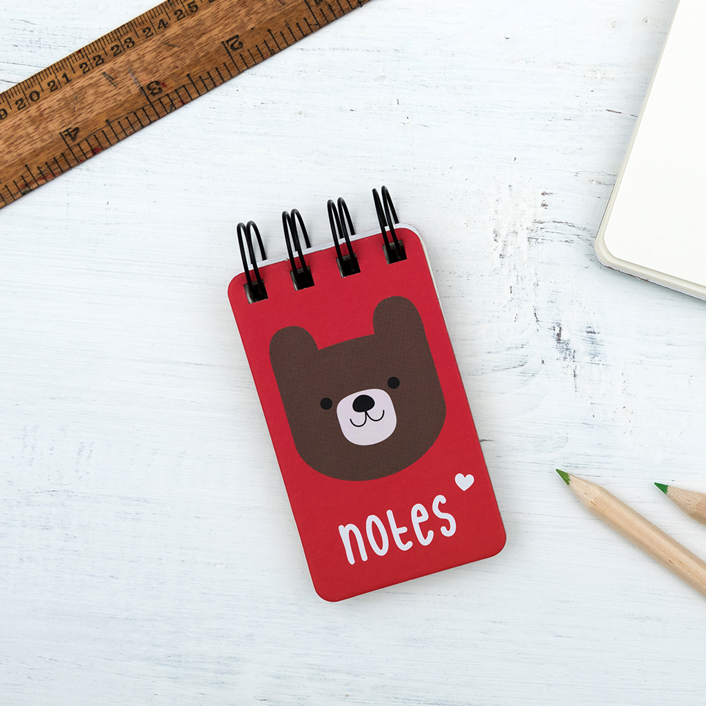 Mini Bear Spiral Notebook | Rex London