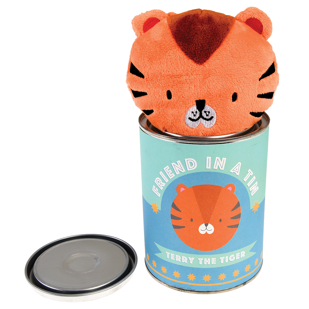 Terry The Tiger Friend In A Tin | Rex London