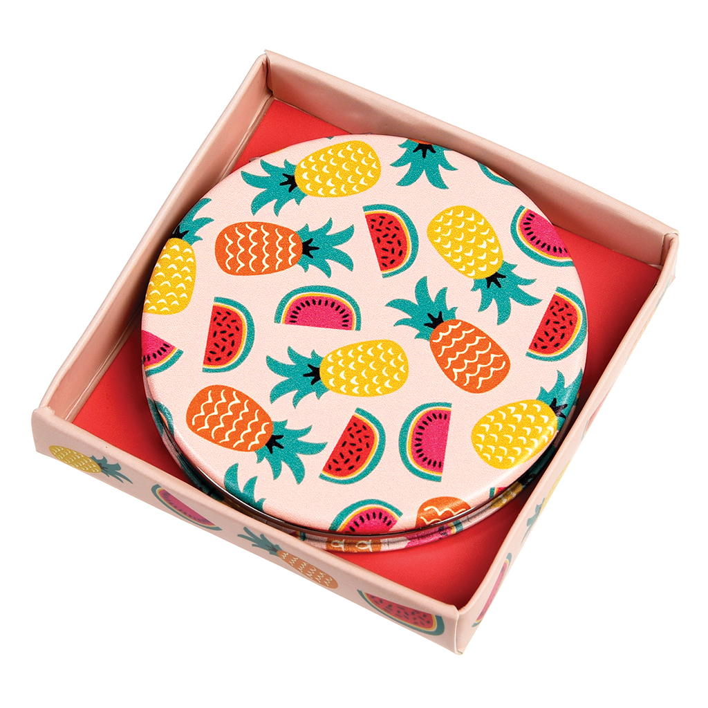 Tropical Fruit Compact Mirror | Rex London (dotcomgiftshop)