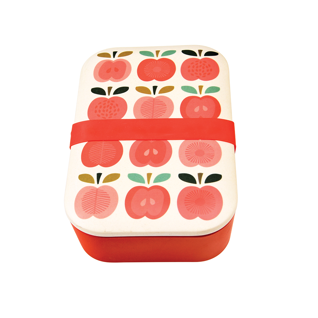 Vintage Apple Bamboo Lunch Box | Rex London (dotcomgiftshop)