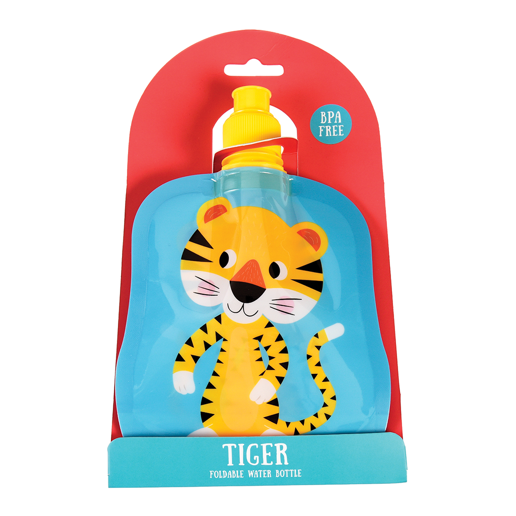 Tiger Folding Water Bottle | Rex London