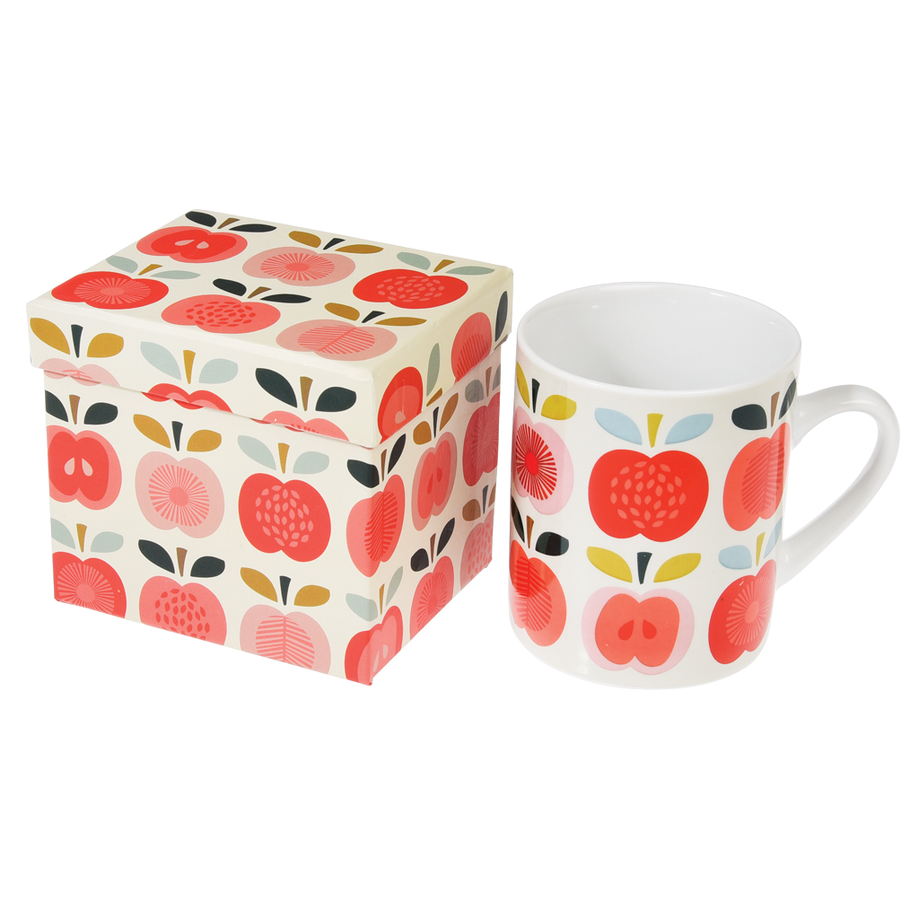 Vintage Apple Mug In Gift Box | Rex London