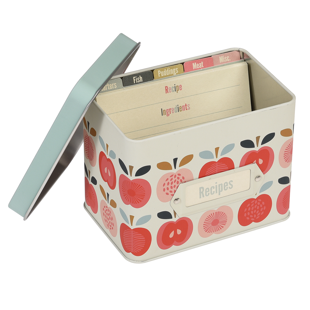 Vintage Apple Recipe Tin | Rex London