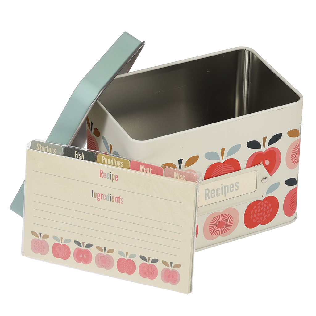 Vintage Apple Recipe Tin | Rex London