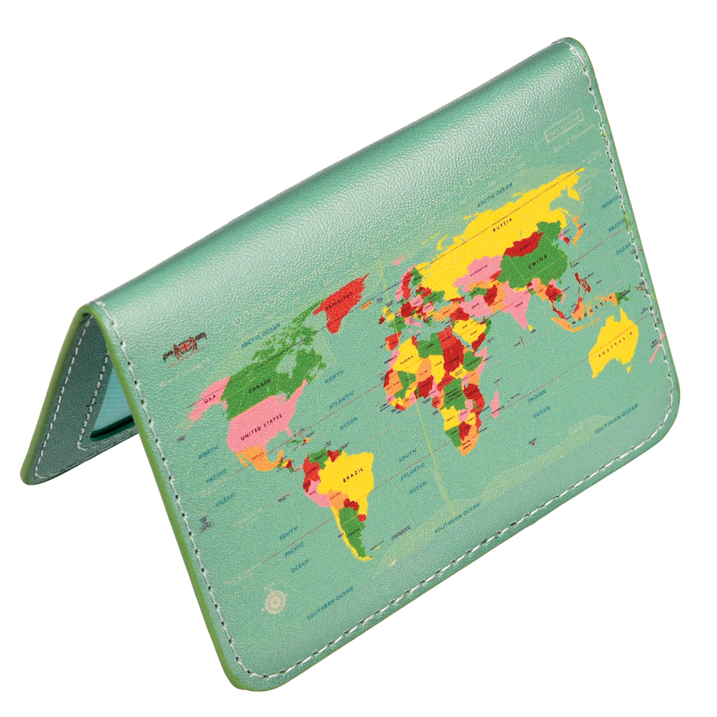 World Map Travel Card Holder | Rex London