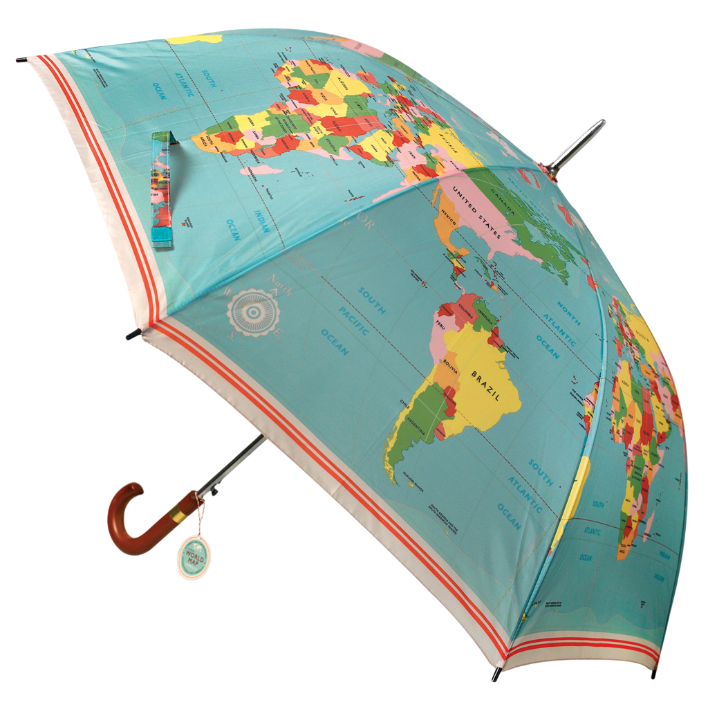 World Map Umbrella | Rex London